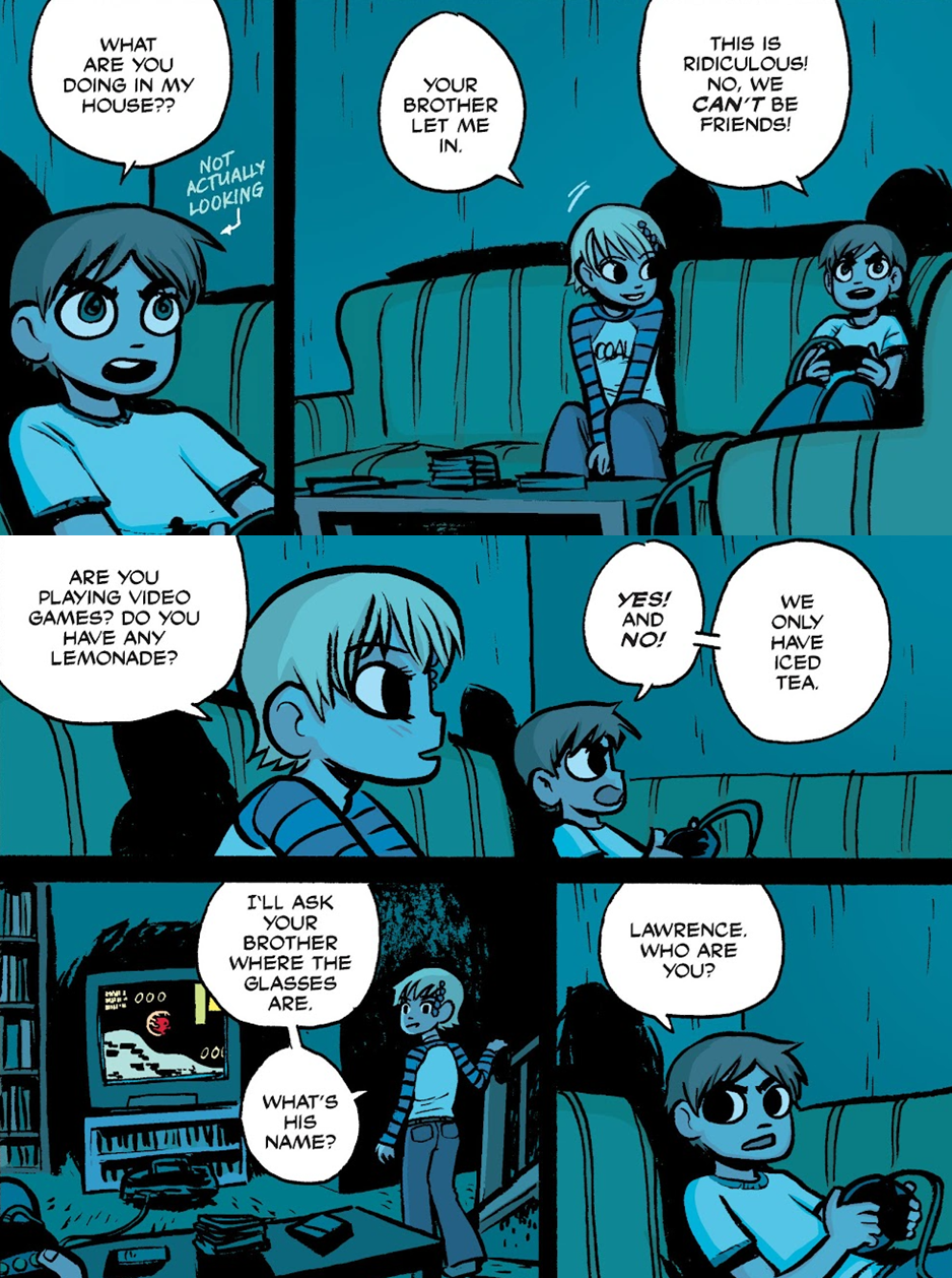 "What Are You Doing In My House?" | Scott Pilgrim Wiki | Fandom