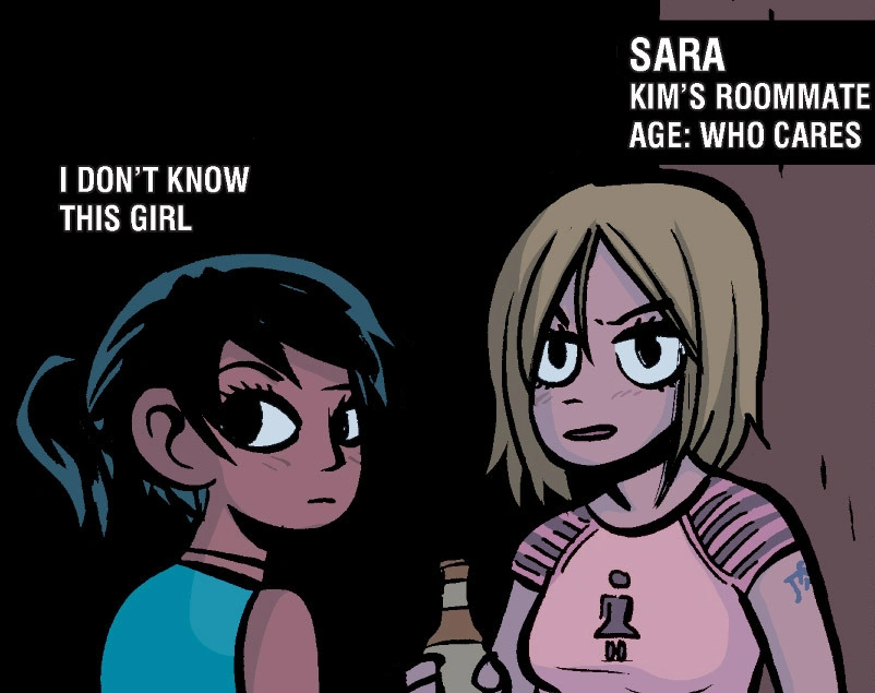 Sara, Emily and Tracy | Scott Pilgrim Wiki | Fandom