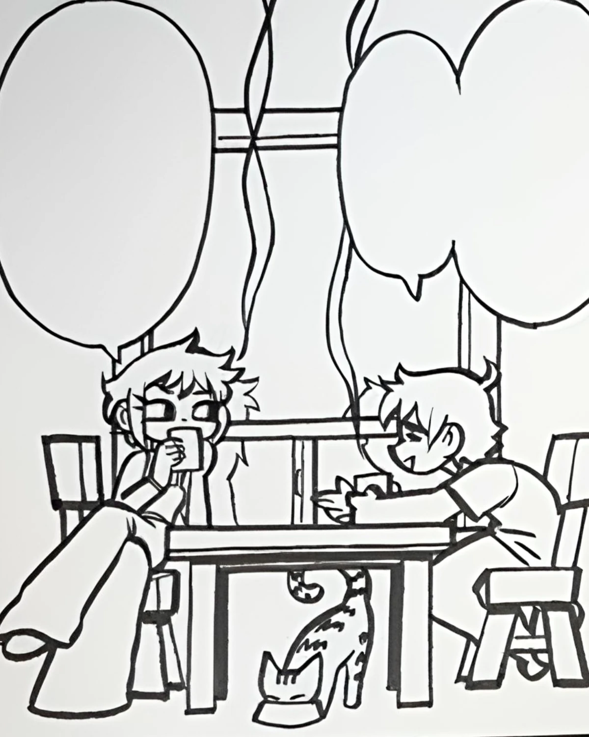 Inking the Mini Comic, 4th and Final Day | Scott Pilgrim Wiki | Fandom