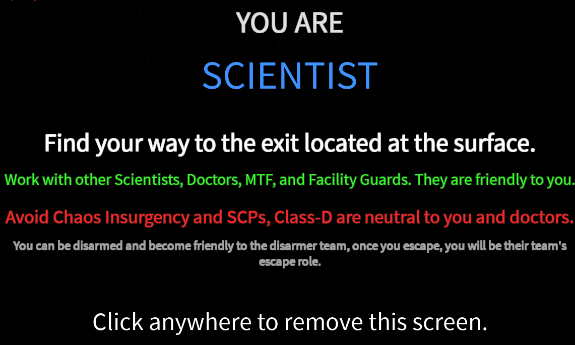 Scientist / Doctor | SCP: Destruction Reimagined Wiki | Fandom
