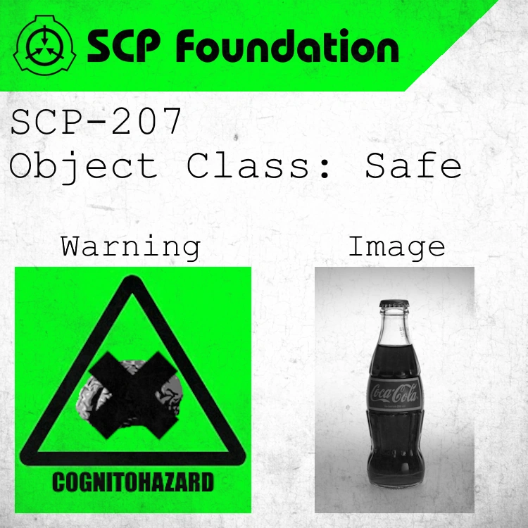 SCP-207 | SCP Site-19 Roleplay Wiki | Fandom