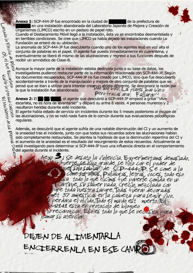 SCP-444-JP | Wiki La Fundación SCP | Fandom