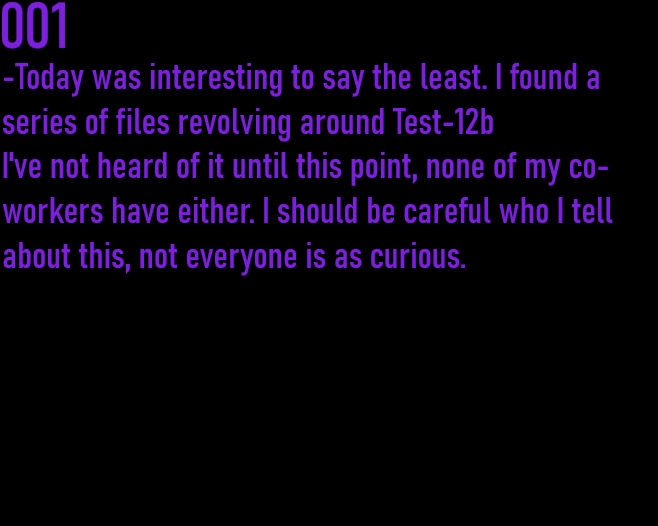E Log 001 Tsc Wiki Fandom