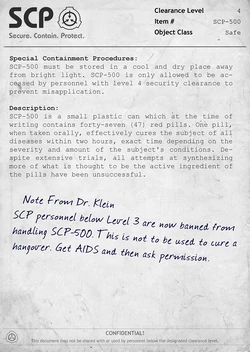 SCP Documents - Official SCP - Containment Breach Wiki