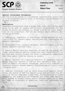SCP Documents - Official SCP - Containment Breach Wiki