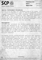 SCP-012 | Wiki SCP Containment Breach | Fandom