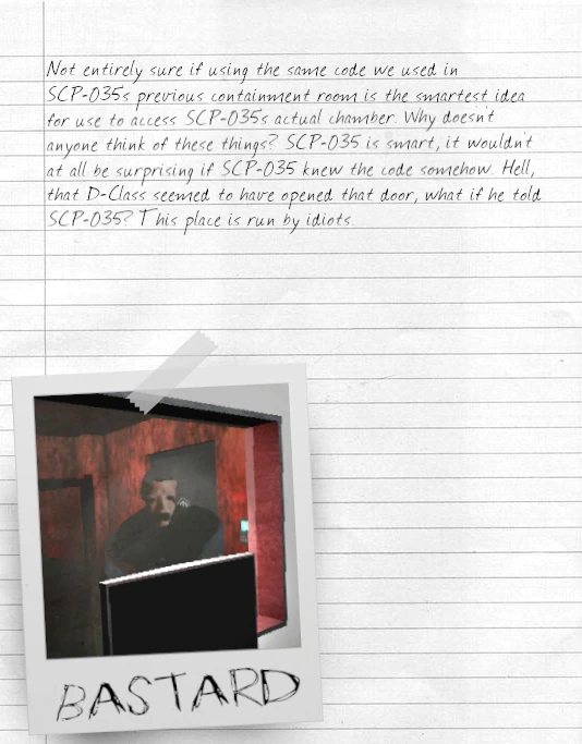 SCP: Deception/Документы | SCP - Containment Breach вики | Fandom