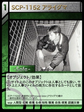 SCP-1152 アライグマ | Scptcgjpj Wiki | Fandom