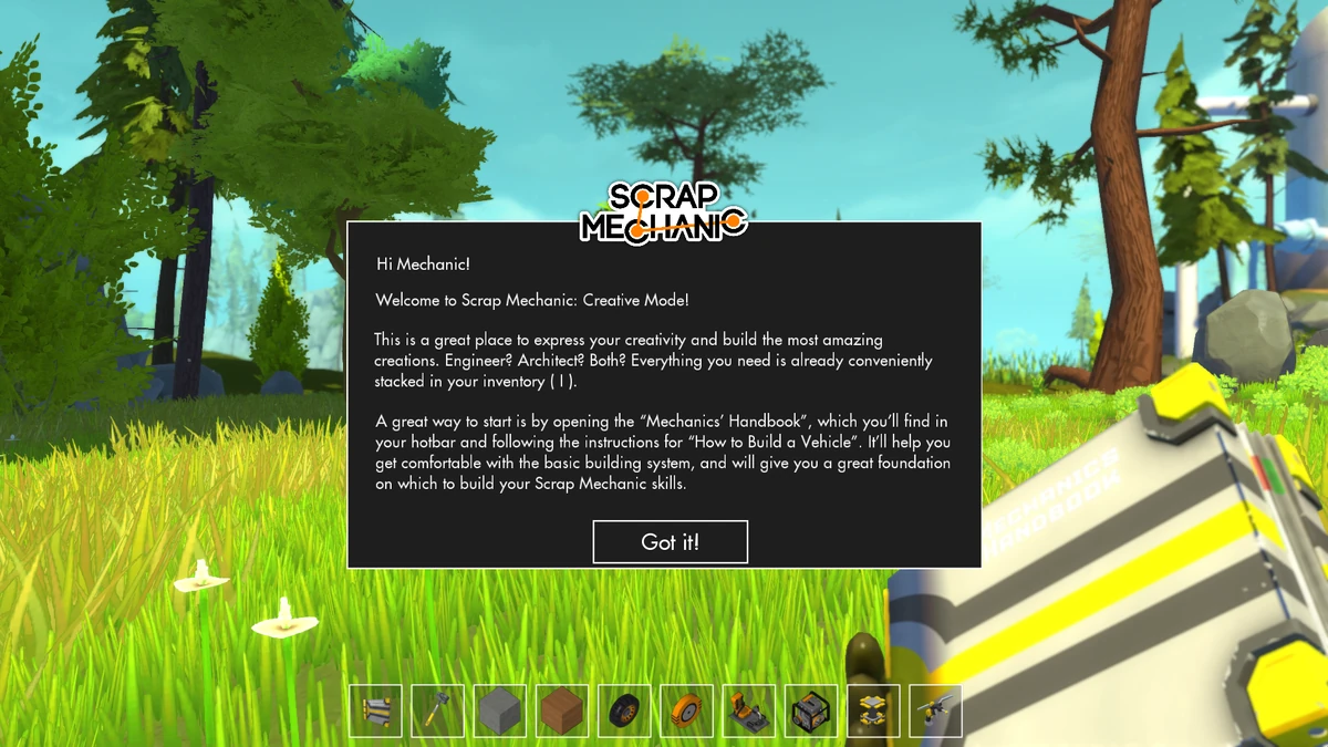 Creative Mode - Official Scrap Mechanic Wiki