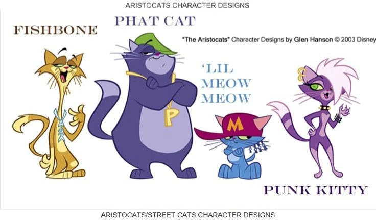 Street Cats (The Aristocats: The Animated Series) | Scrapped Characters ...