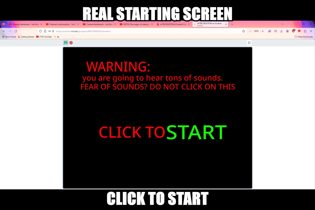 AFTER DELETION BUT MADE IN THE GAME | Scratch Cat's Creepypasta Wiki ...