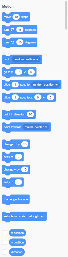 Scratch Wiki:Table of Contents/Motion Blocks | Scratch - Imagine ...