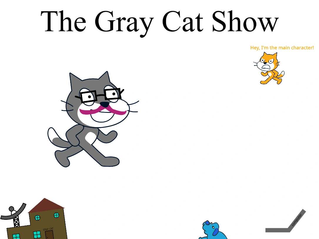 Gray Cat Show | Scratch kat show Wiki | Fandom