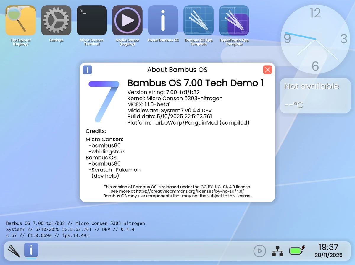 Bambus OS 7 | Scratch Operating Systems Wiki | Fandom