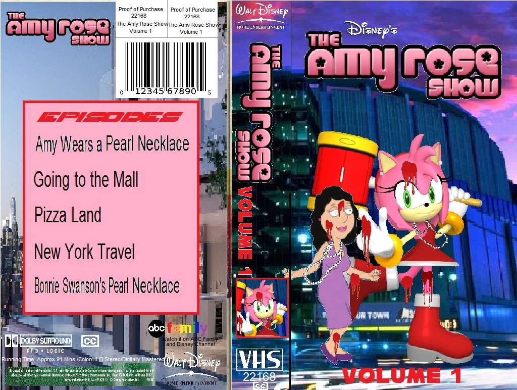 Opening to The Amy Rose Show Volume 1 2002 VHS | Scratchpad | Fandom