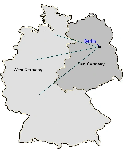 Four Powers Divide Germany/The End of US-Soviet Co-operation ...
