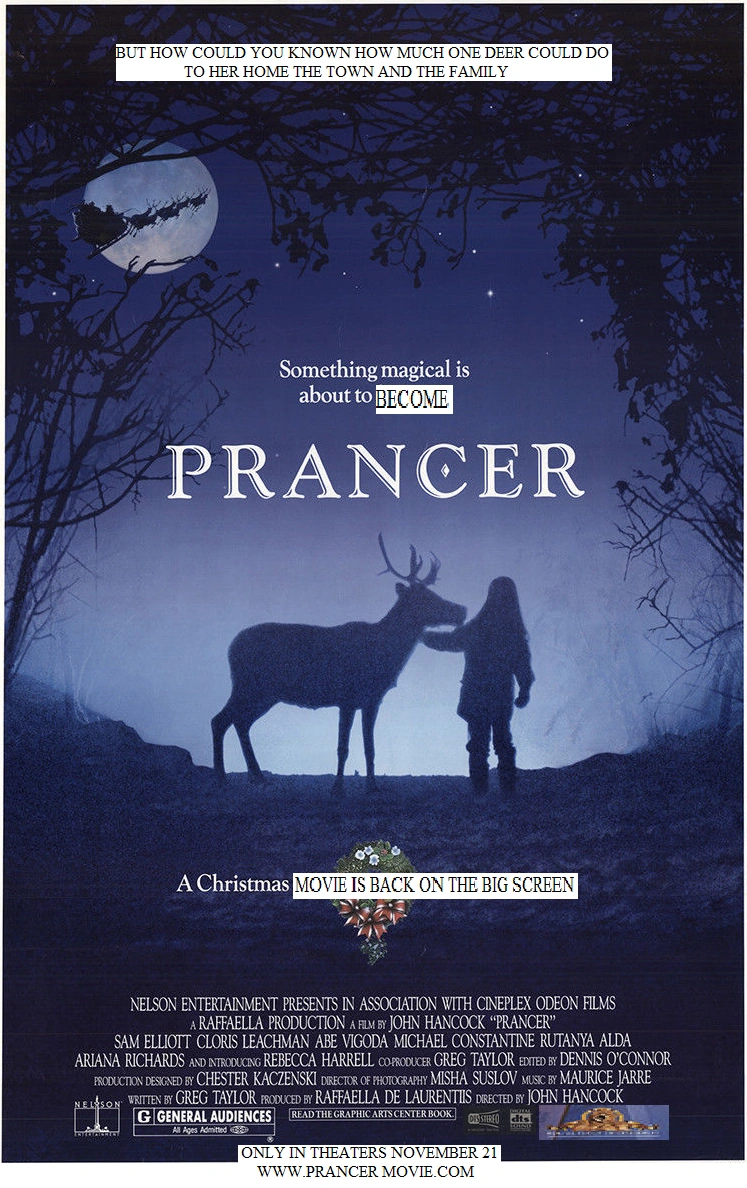 Opening To Prancer 1997 Re-Release AMC Theaters | Scratchpad | Fandom