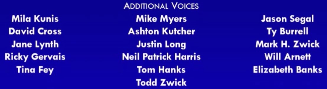 List Of Additional Voices Scratchpad Fandom