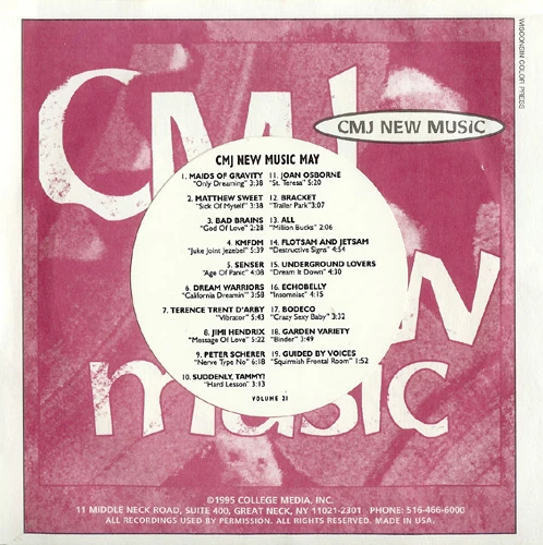 CMJ New Music Monthly - Volume 21, May 1995 | Scratchpad | Fandom