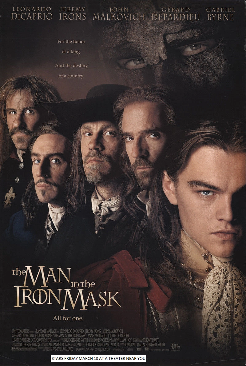 Opening To The Man In The Iron Mask AMC Theaters (1998) | Scratchpad ...