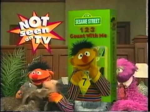Sesame Street 123 Count With Me Vhs Ebay