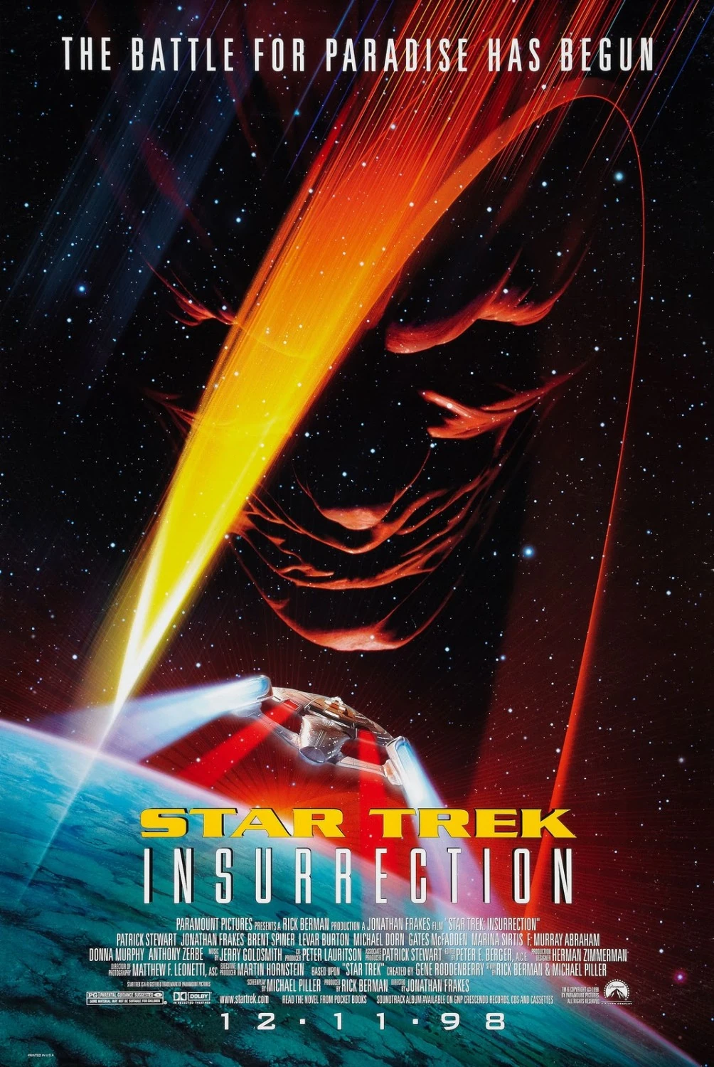 Opening to Star Trek: Insurrection 1998 Theater (Regal Cinemas ...