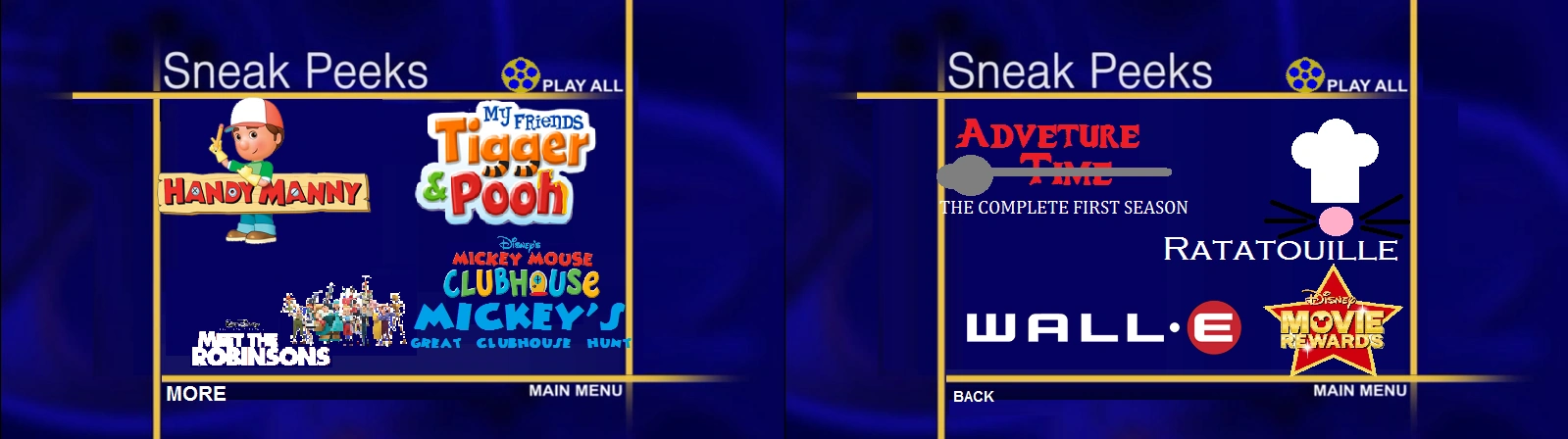 Disney Channel Dvd Menu