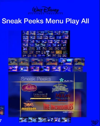 Opening to Sneak Peeks Menu Play All The Movie 2004 DVD | Scratchpad ...