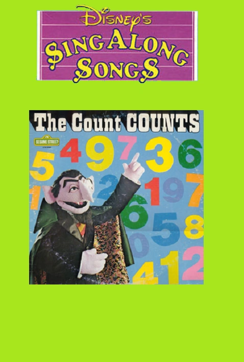 Disney Sing Along Songs: The Count Counts | Scratchpad | Fandom