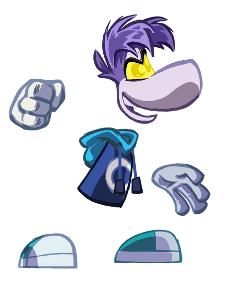 Rayman Origens Escuro Rayman