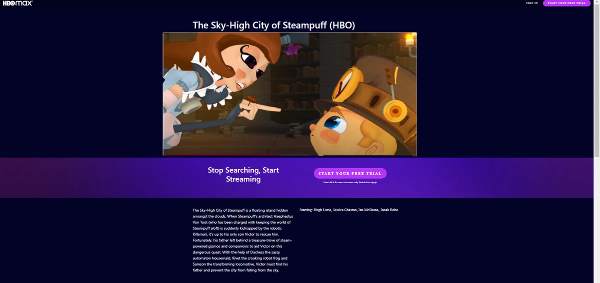 The Sky-High City of Steampuff on HBO Max | Scratchpad | Fandom