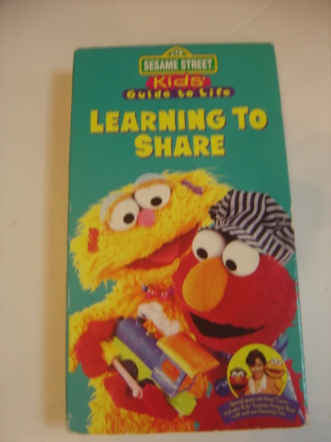 Sesame Street Learning To Share Vhs