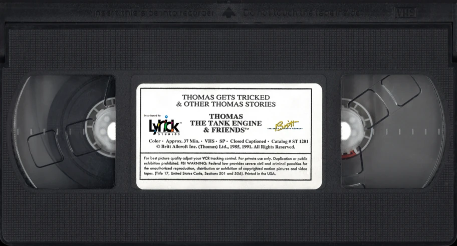 Thomas Gets Tricked 1997 Vhs (Lyrick Studios) | Scratchpad | Fandom