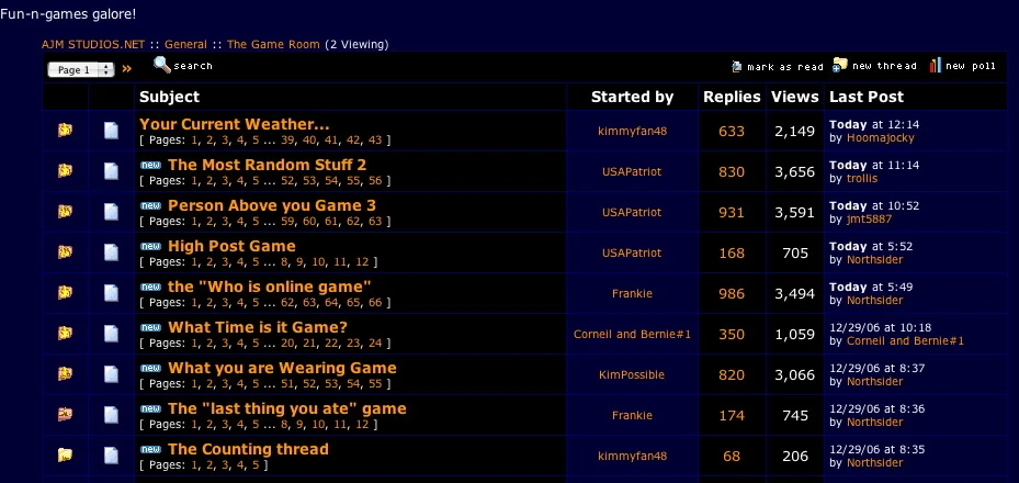 The Game Room | Scratchpad | Fandom