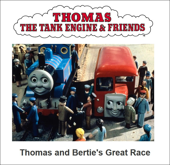 Thomas and Bertie's Great Race (DVD) | Scratchpad | Fandom