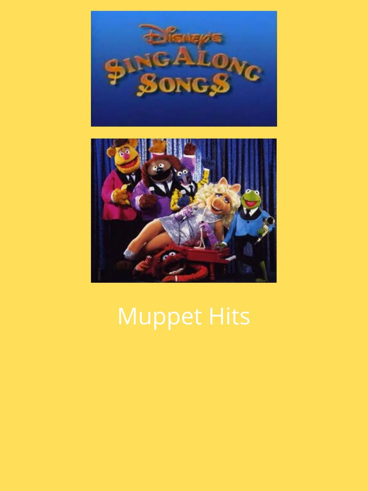 Disney Sing-Along Songs: Muppet Hits | Scratchpad | Fandom