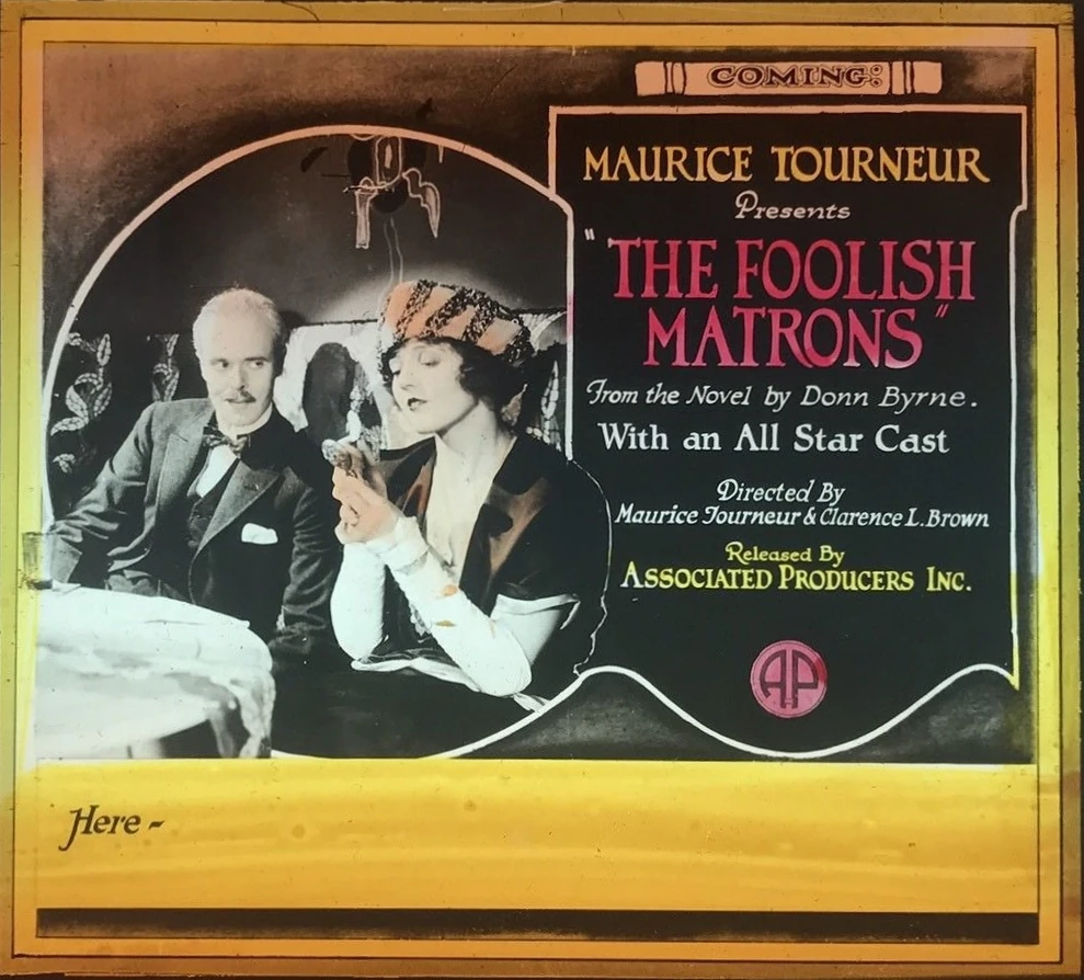 The Foolish Matrons (1921) | Scratchpad | Fandom