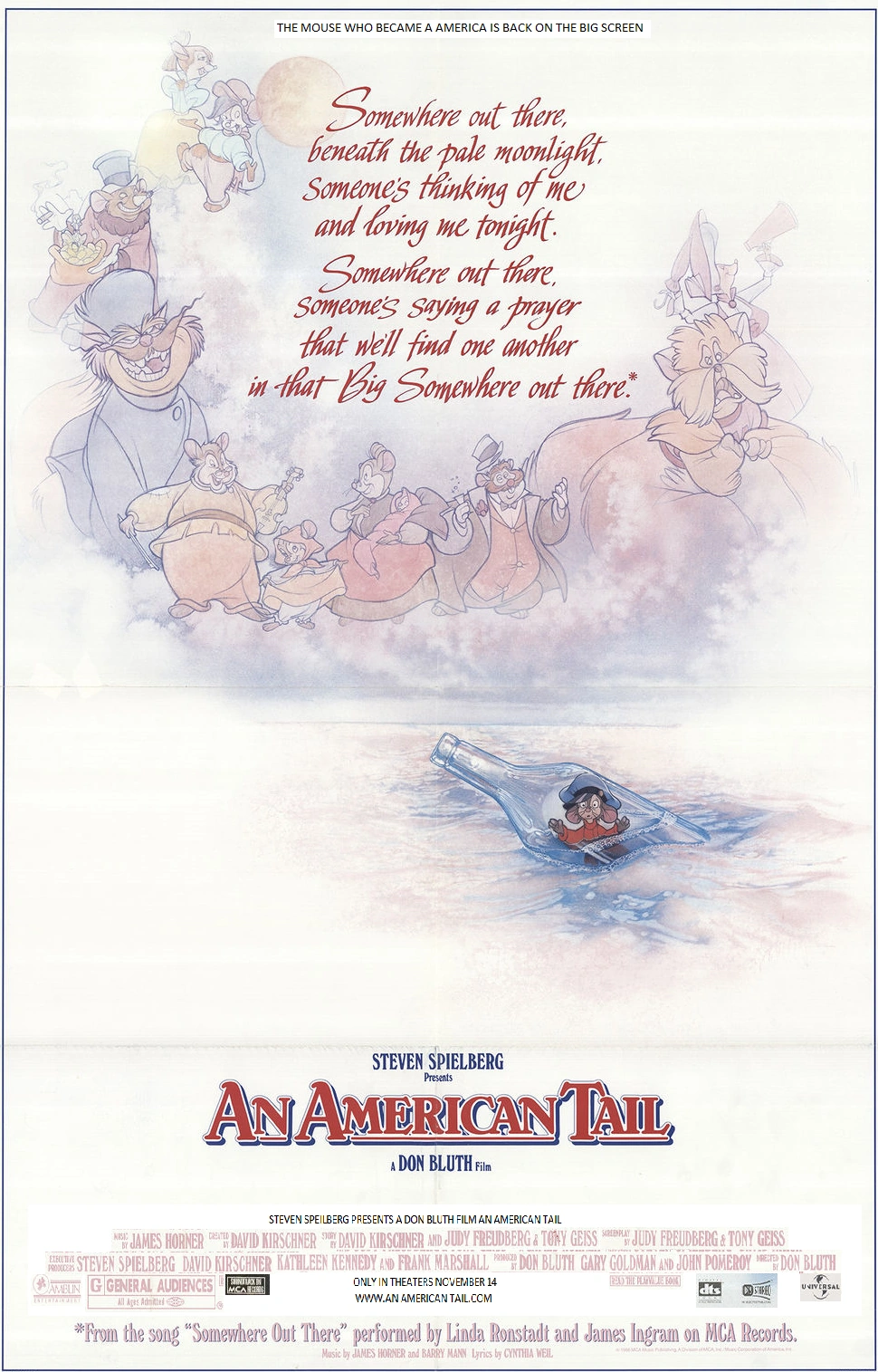 Opening To An American Tail 1997 Re-Release AMC Theaters | Scratchpad ...