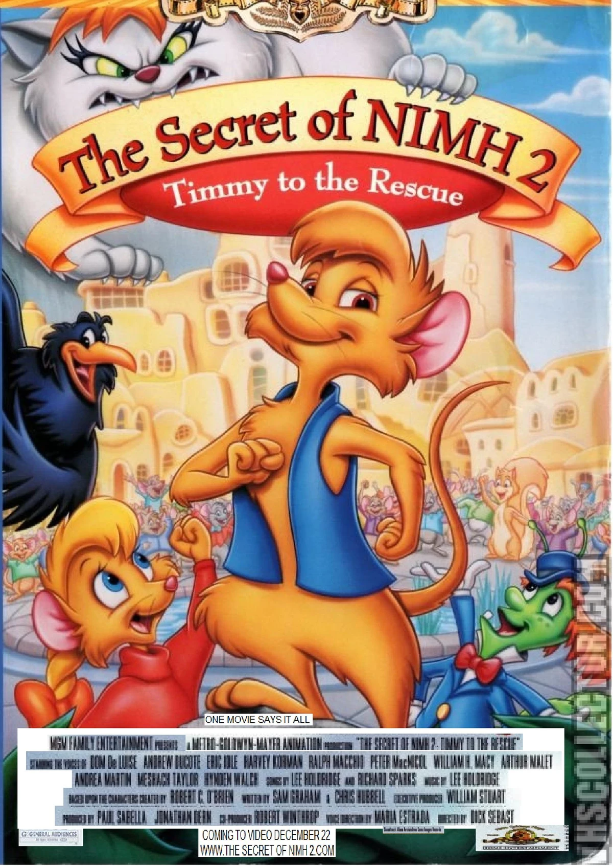 Opening To The Secret Of Nimh 2 Timmy To The Rescue AMC Theaters (1998 ...