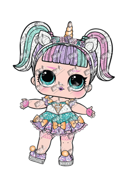 how to draw lol surprise unicorn