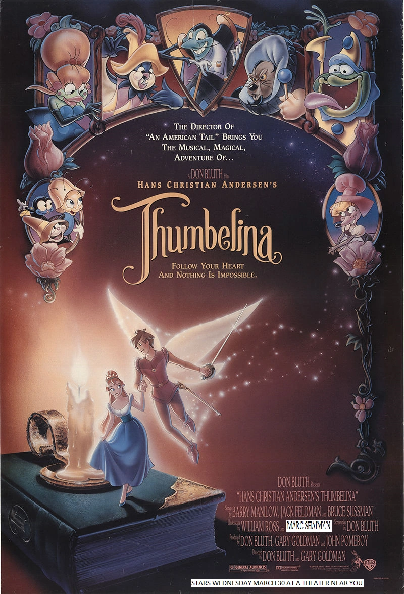 Opening To Thumbelina 1994 Theatre (AMC) | Scratchpad | Fandom