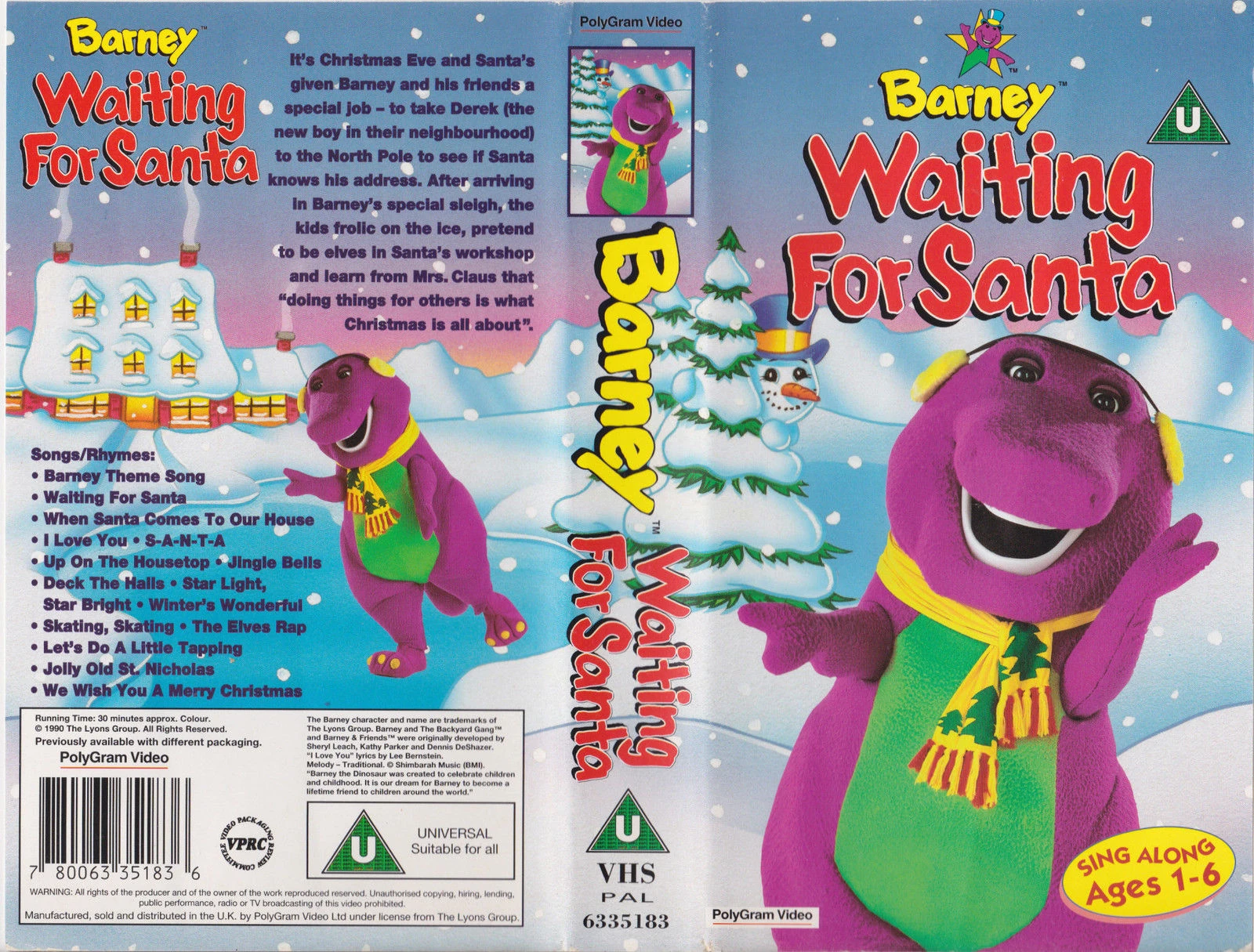 Barney Waiting For Santa Part 1