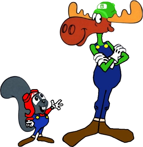 Rocky and Bullwinkle/Mario | Scratchpad | Fandom
