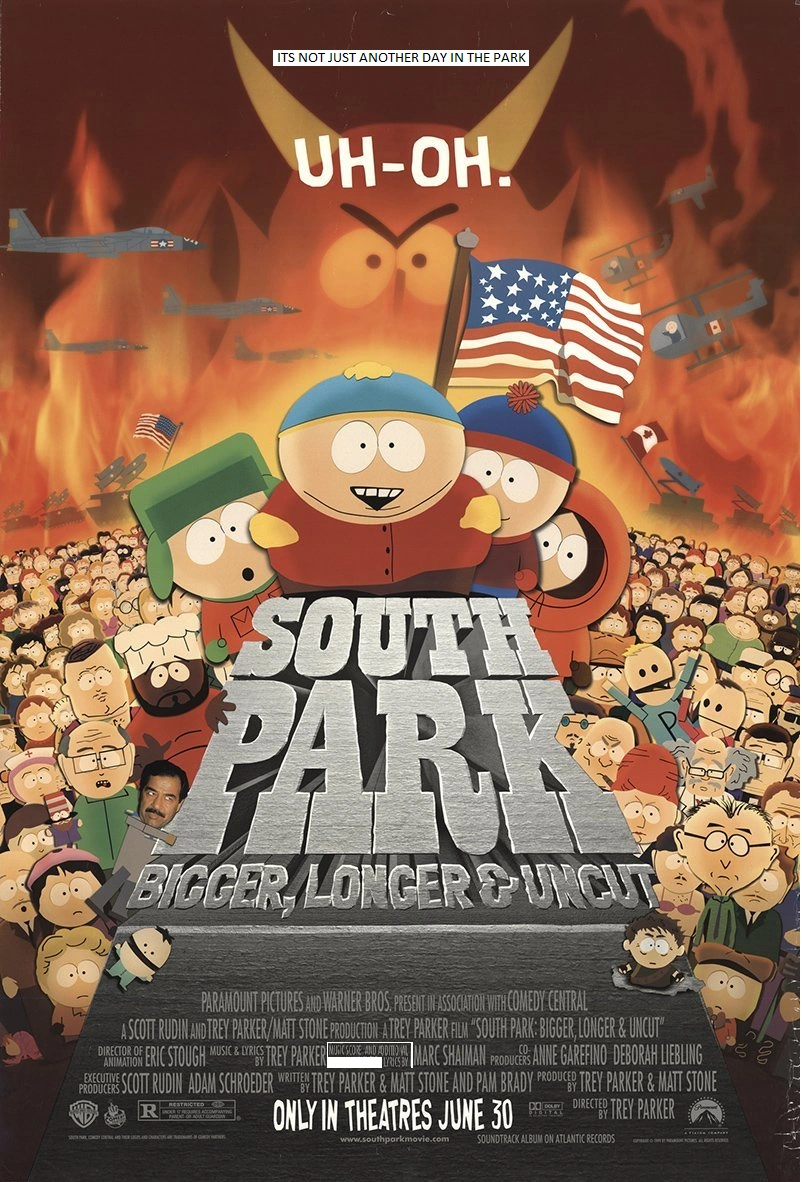 Opening to South Park: Bigger Longer and Uncut 1999 Theater (Regal ...