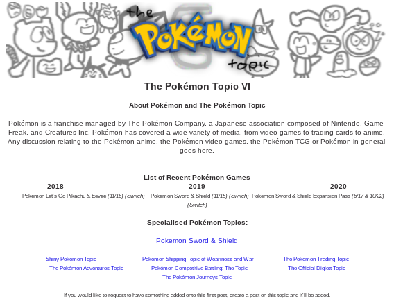 The Topics | Scratch's Pokemon Topics Wiki | Fandom