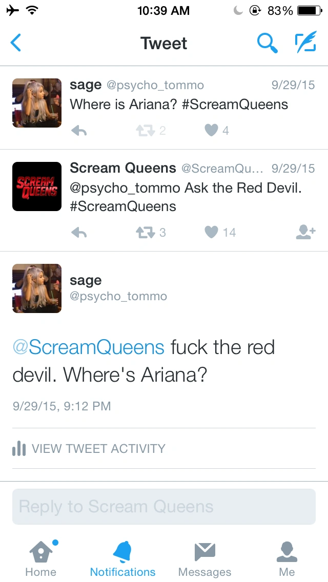User blog:PettyPadawan/That time I was about to fight the Scream Queens ...