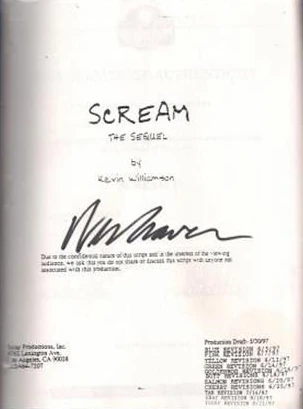 Scream 2/Alternate Script | Scream Wiki | Fandom