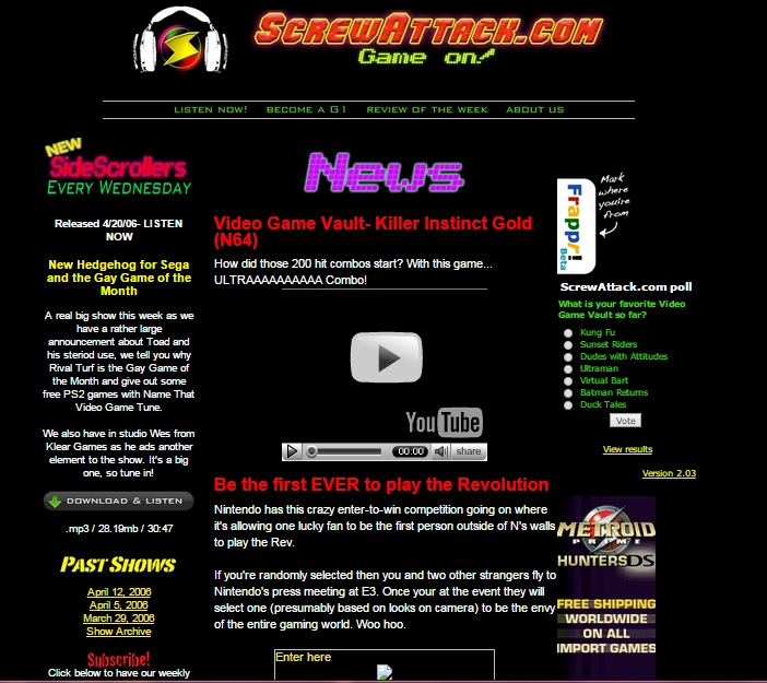 Screwattack.com | Screwattack Wiki | Fandom