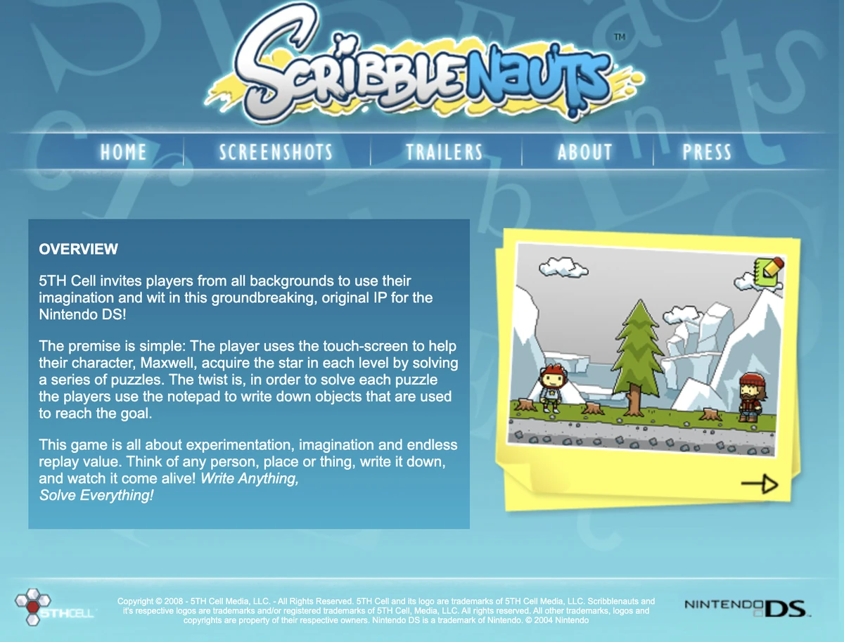 Scribblenauts Official Site | Scribblenauts Wiki | Fandom