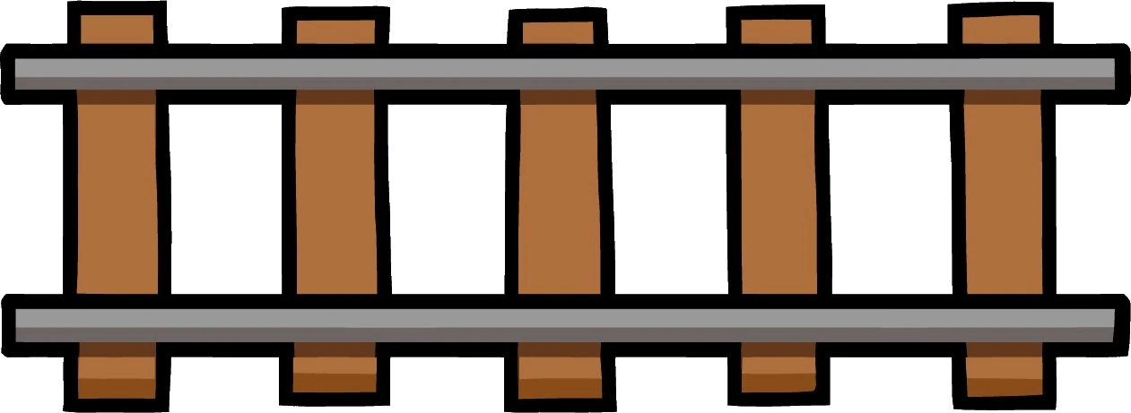 Train Track Clipart Horizontal